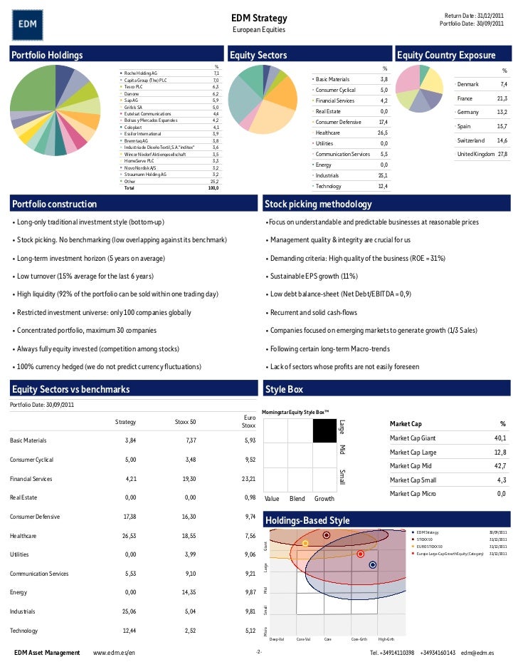 EDM Strategy Factsheet