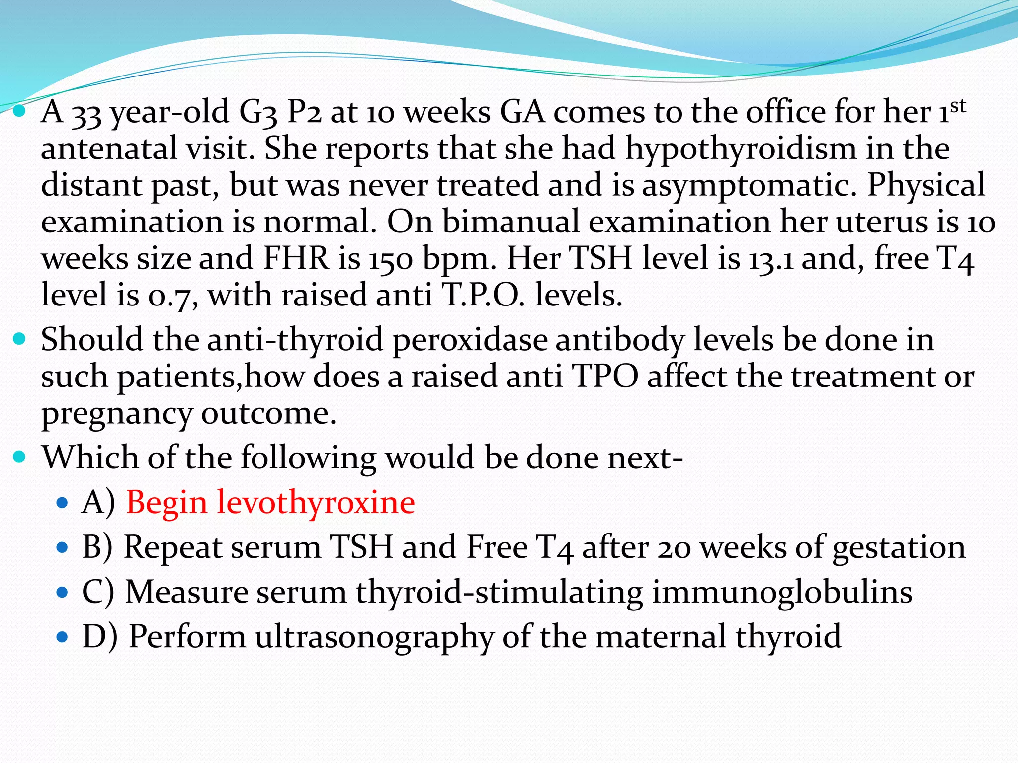 Thyroid disorders in pregnancy | PPTX