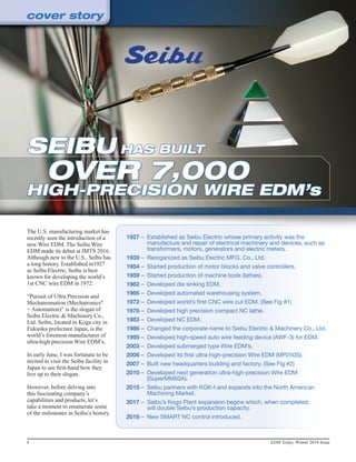 EDM Today - Seibu Cover Story | PDF | Woodworking | Arts and Crafts