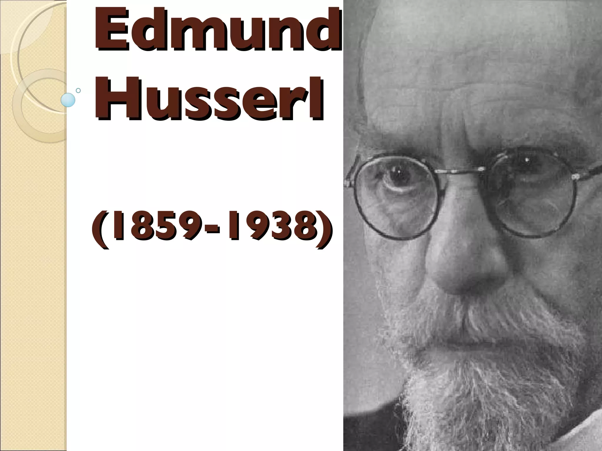 Edmund Husserl | PPT