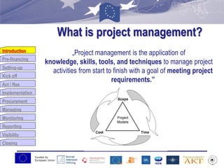 EU project management training | PDF