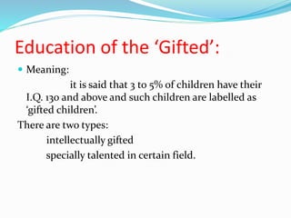 Education For Disabled Children | PPTX