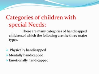 Education For Disabled Children | PPTX