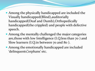 Education For Disabled Children | PPTX