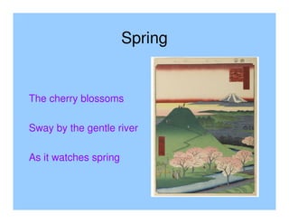 Edo's Haiku seasons | PDF