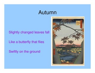 Edo's Haiku seasons | PDF