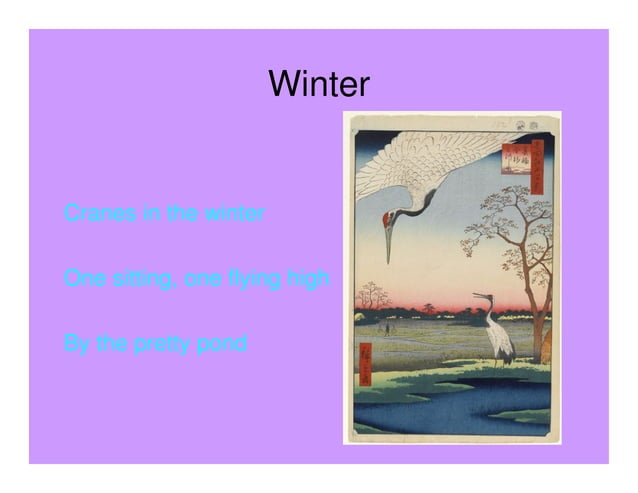 Edo's Haiku seasons | PDF