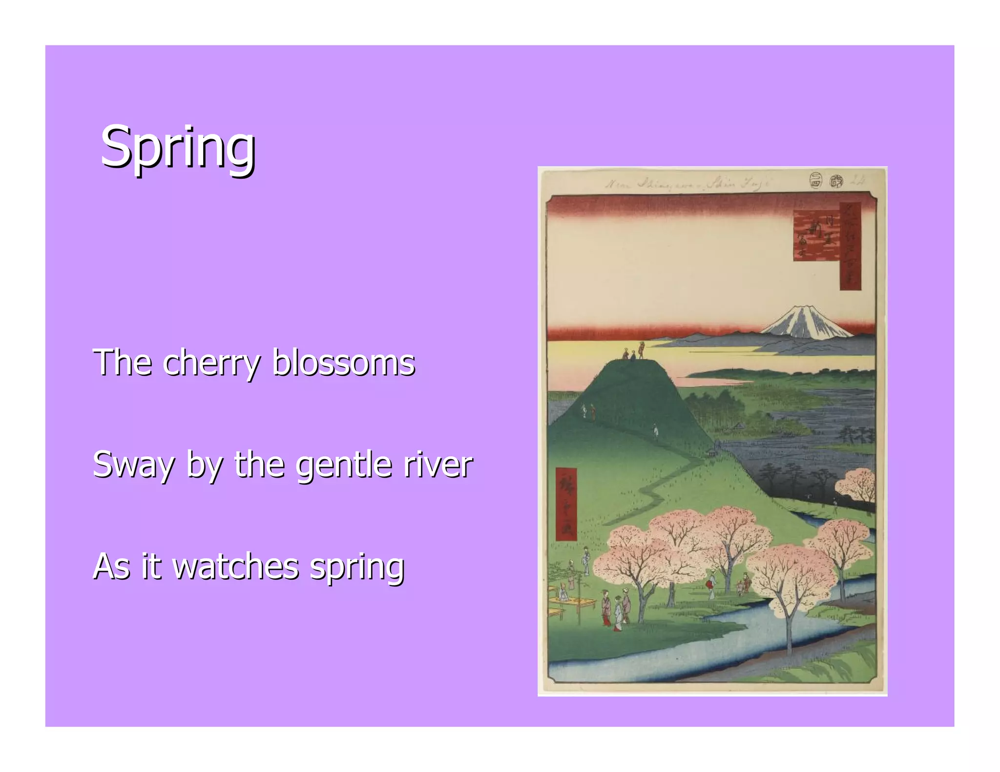 Edo's haiku seasons | PPT