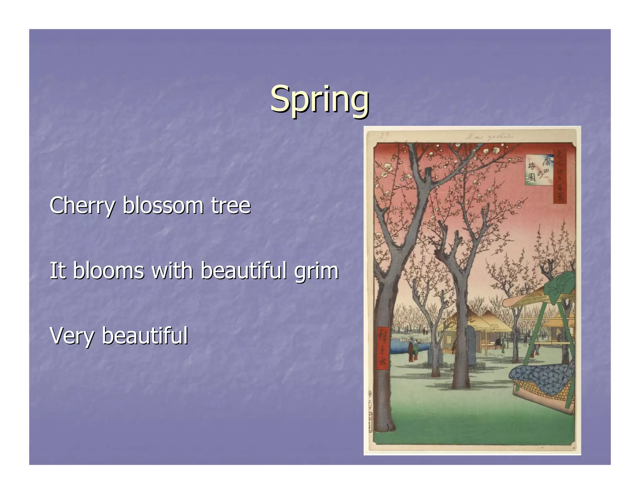 Haiku of 4 season | PPT