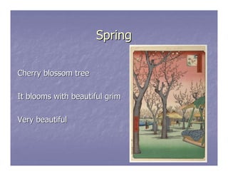 Haiku of 4 season | PDF