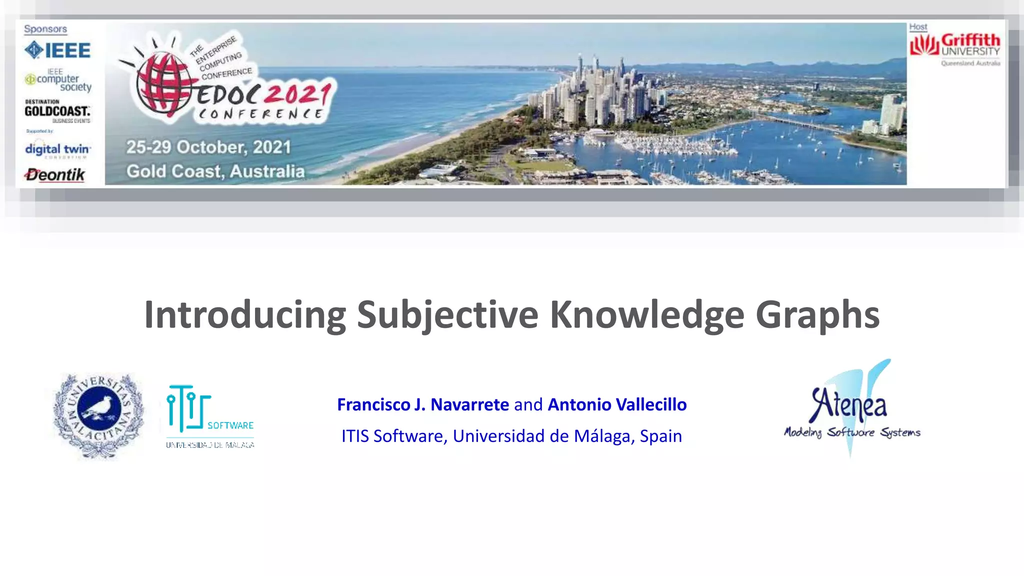 Introducing Subjective Knowledge Graphs | PPTX