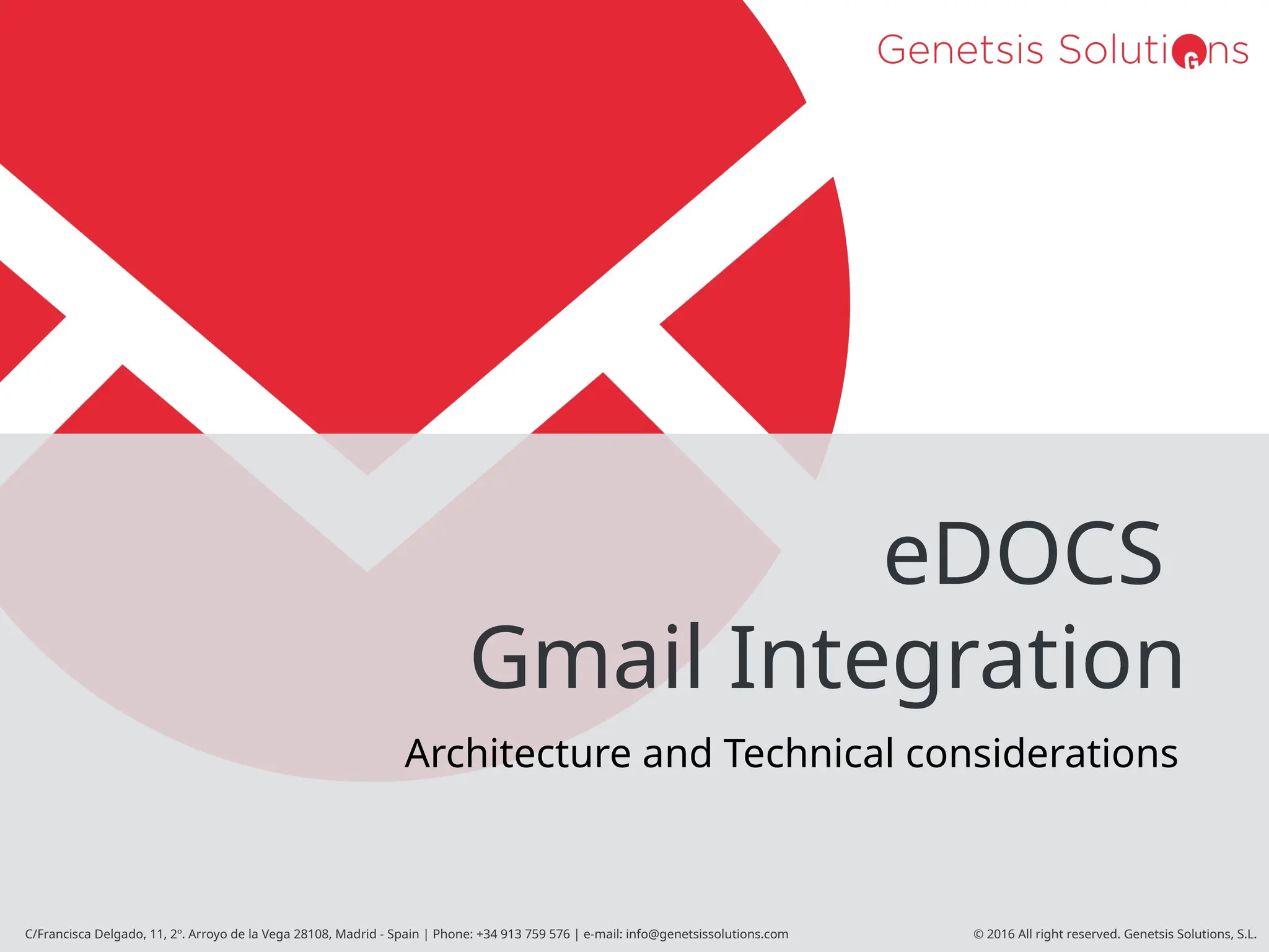 eDOCS IS - Gmail Integration for OpenText | PPTX