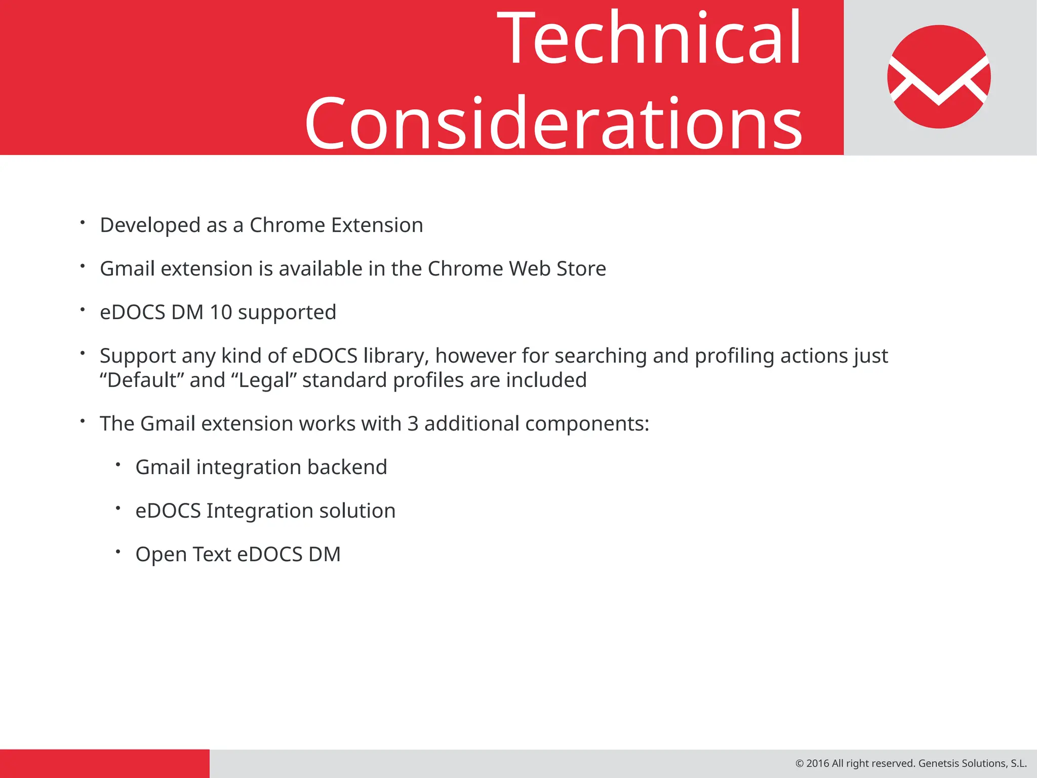 eDOCS IS - Gmail Integration for OpenText | PPTX