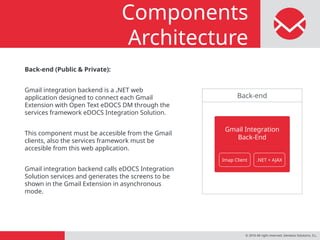 eDOCS IS - Gmail Integration for OpenText | PPTX