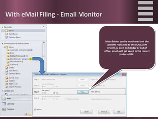 eDOCS with and without eMail Filing | PPT