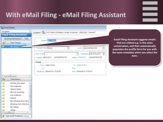 eDOCS with and without eMail Filing | PPT
