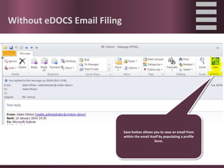 eDOCS with and without eMail Filing | PPT