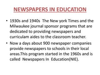 Importance of Newspapers | PPTX