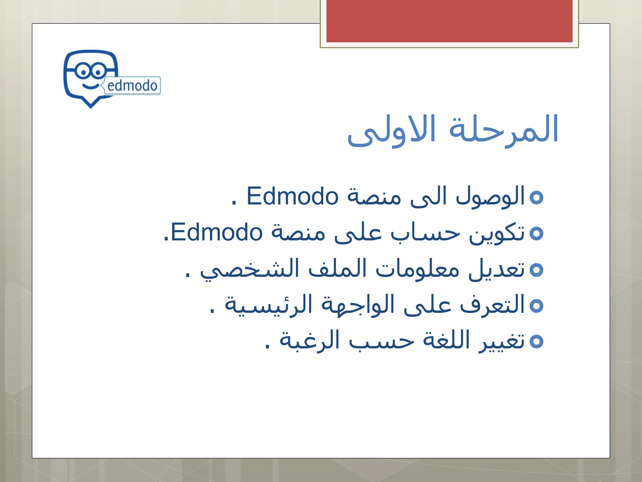 introduction to use edomodo learning managment sysytem.pptx