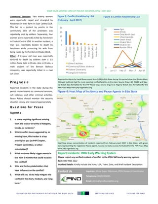 Edo State Conflict Tracker (April - May, 2017) | PDF