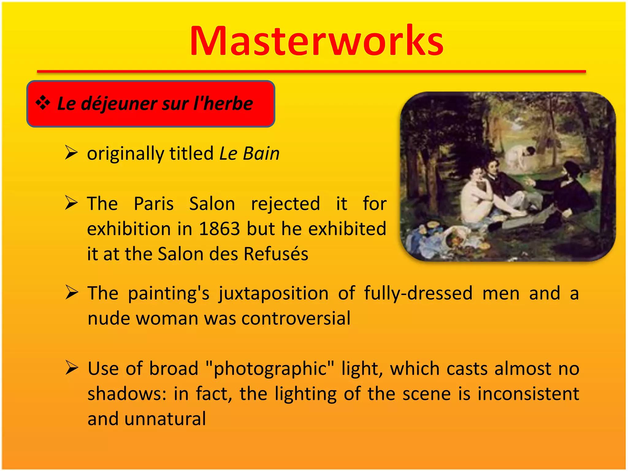 Edouard Manet | PPTX