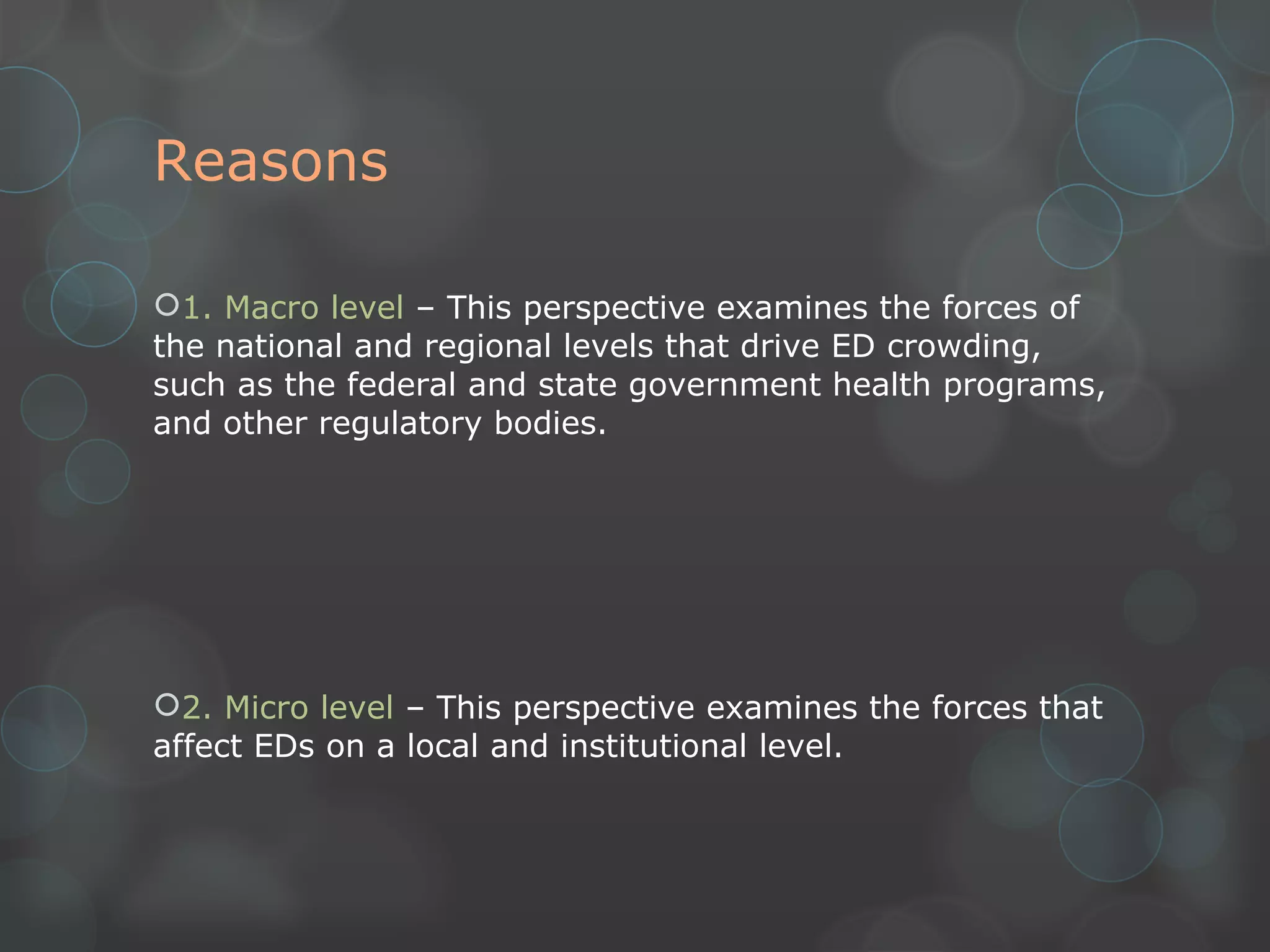 Ed overcrowding | PPT