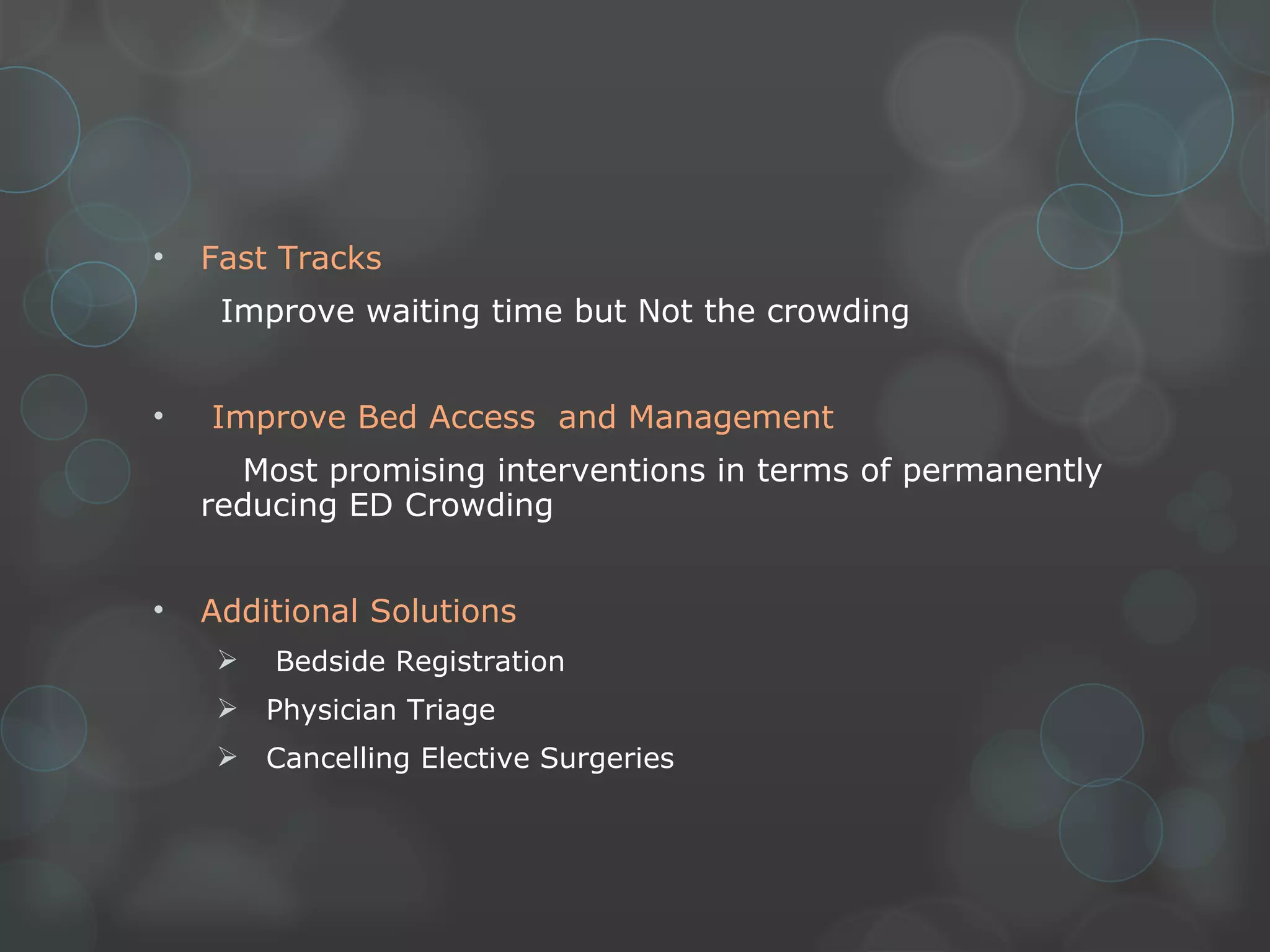 Ed overcrowding | PPT