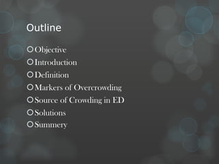 Ed overcrowding | PPT