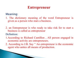 Entrepreneurship Development | PPT