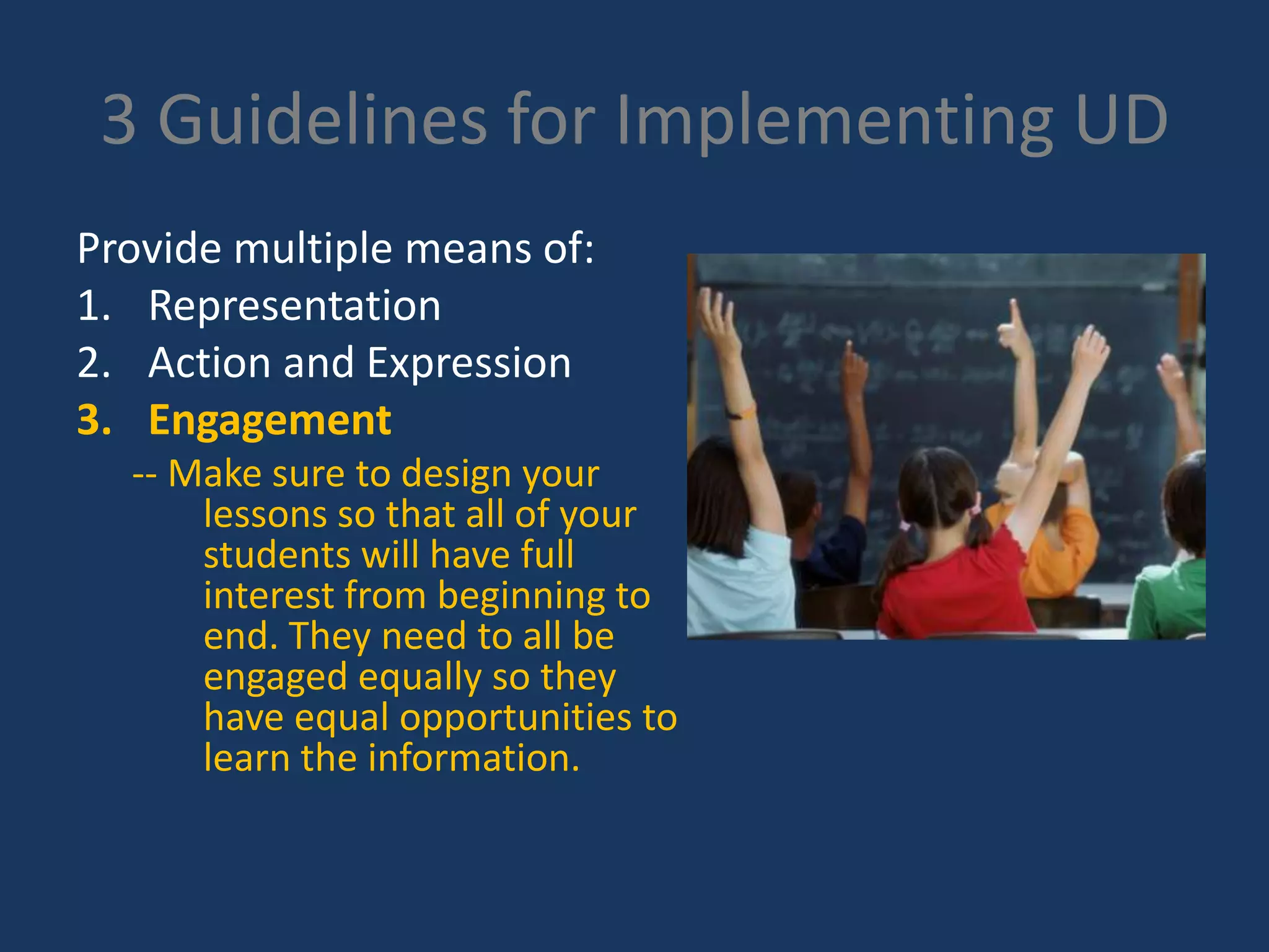 Megan Dame EDP 279 Universal Design | PPT