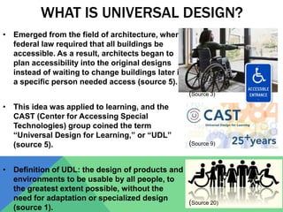 EDP 279 2.3: Universal Design | PPTX