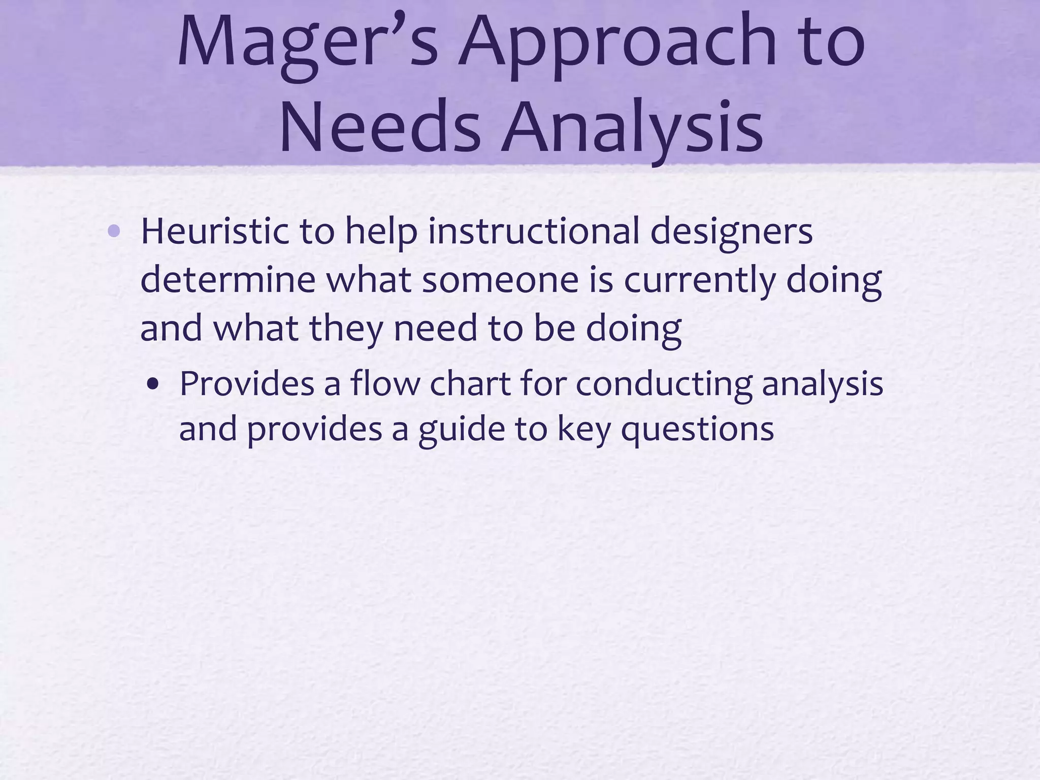 EDP332: Assignment 2.2 - Needs, Task and Learner Analysis By: Jake Gordon | PPT