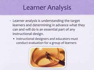 EDP332: Assignment 2.2 - Needs, Task and Learner Analysis By: Jake ...