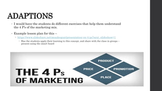 Marketing 101 Lesson Plan | PPTX