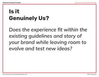 Experience Design Principles: Six Core Principles | PDF