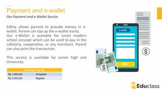 EdPay Education Billing System and Digital Wallet | PDF