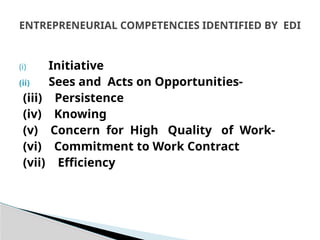 EDP Competencies-types, process, explanation | PPTX