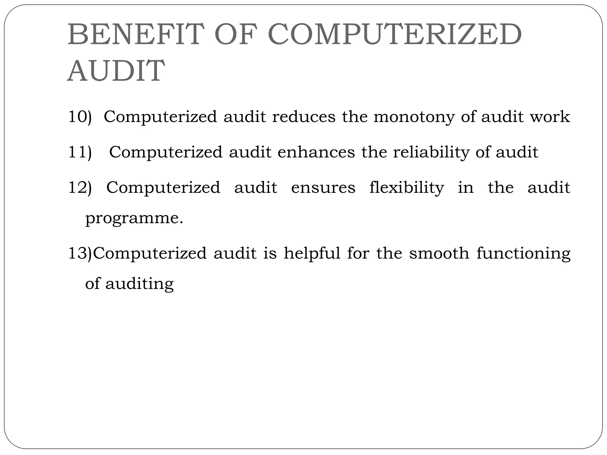 Auditing in EDP Environment/Computerized Audit | PDF | Computer Software and Applications ...