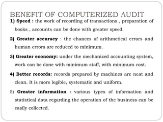 Auditing in EDP Environment/Computerized Audit | PDF | Computer Software and Applications ...