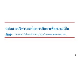 EdPEx: Introduction to the Criteria for Performance Excellence | PPTX