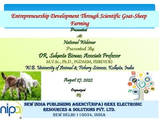 Entrepreneurship through Goat farming practices | PPT