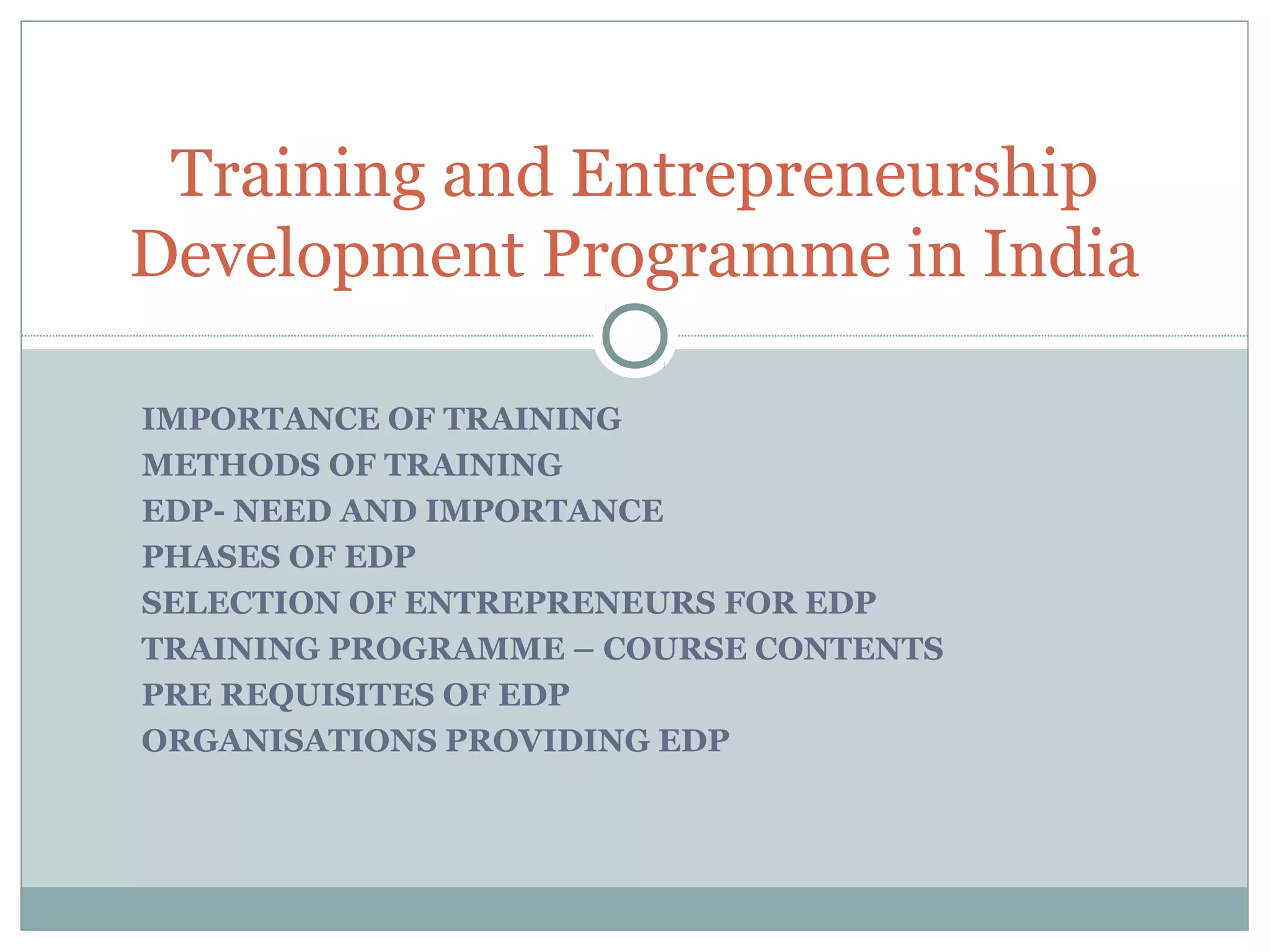 Edp in india | PPT