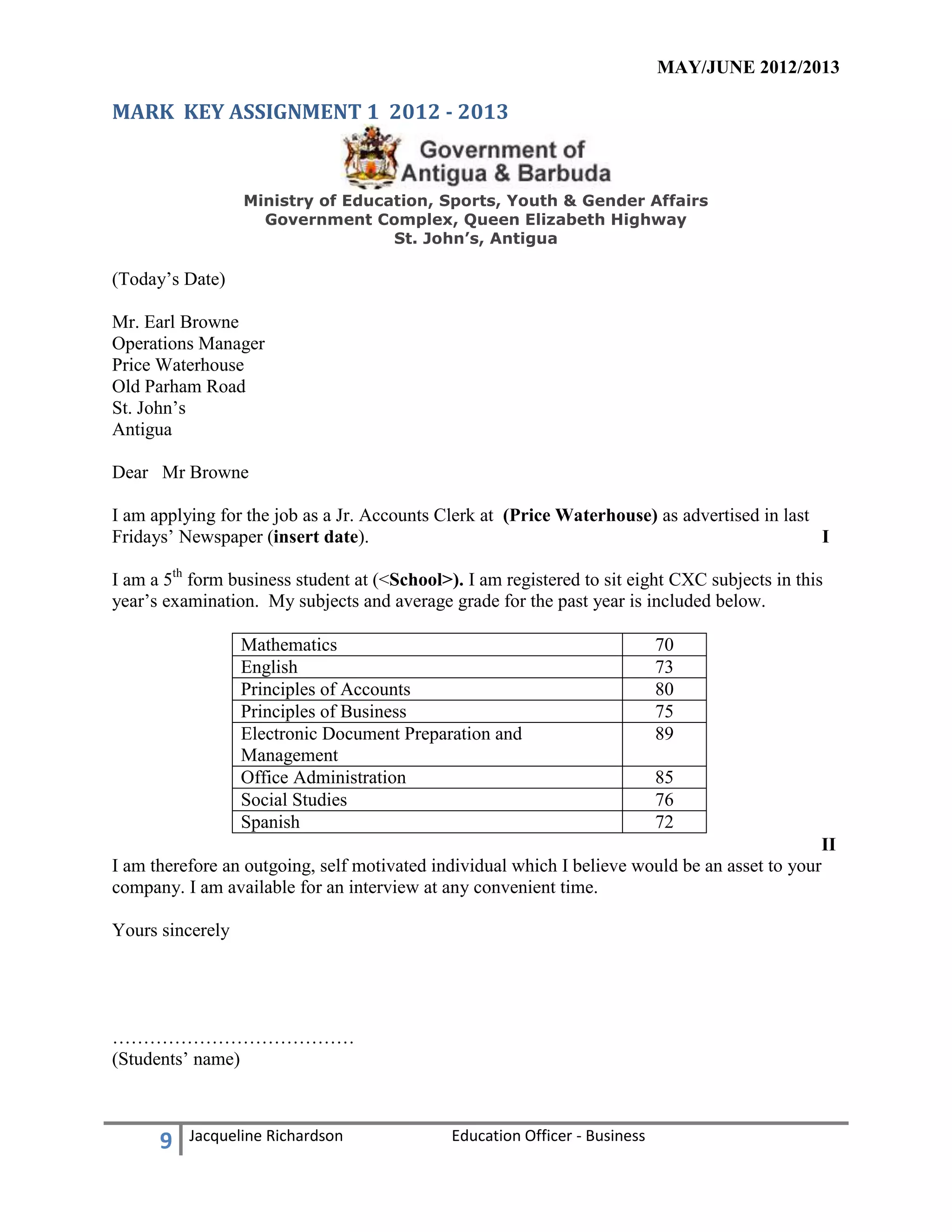 Edpm 2013 sba | DOCX | Educational Assessment | Education