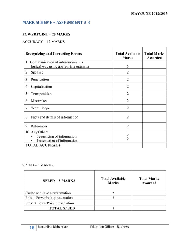 Edpm 2013 sba | DOCX | Educational Assessment | Education