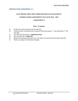 Edpm 2013 sba | DOCX