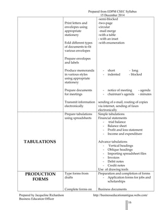 Electronic Document Preparation and Management Outline | DOC