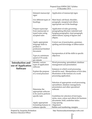 Electronic Document Preparation and Management Outline | DOC