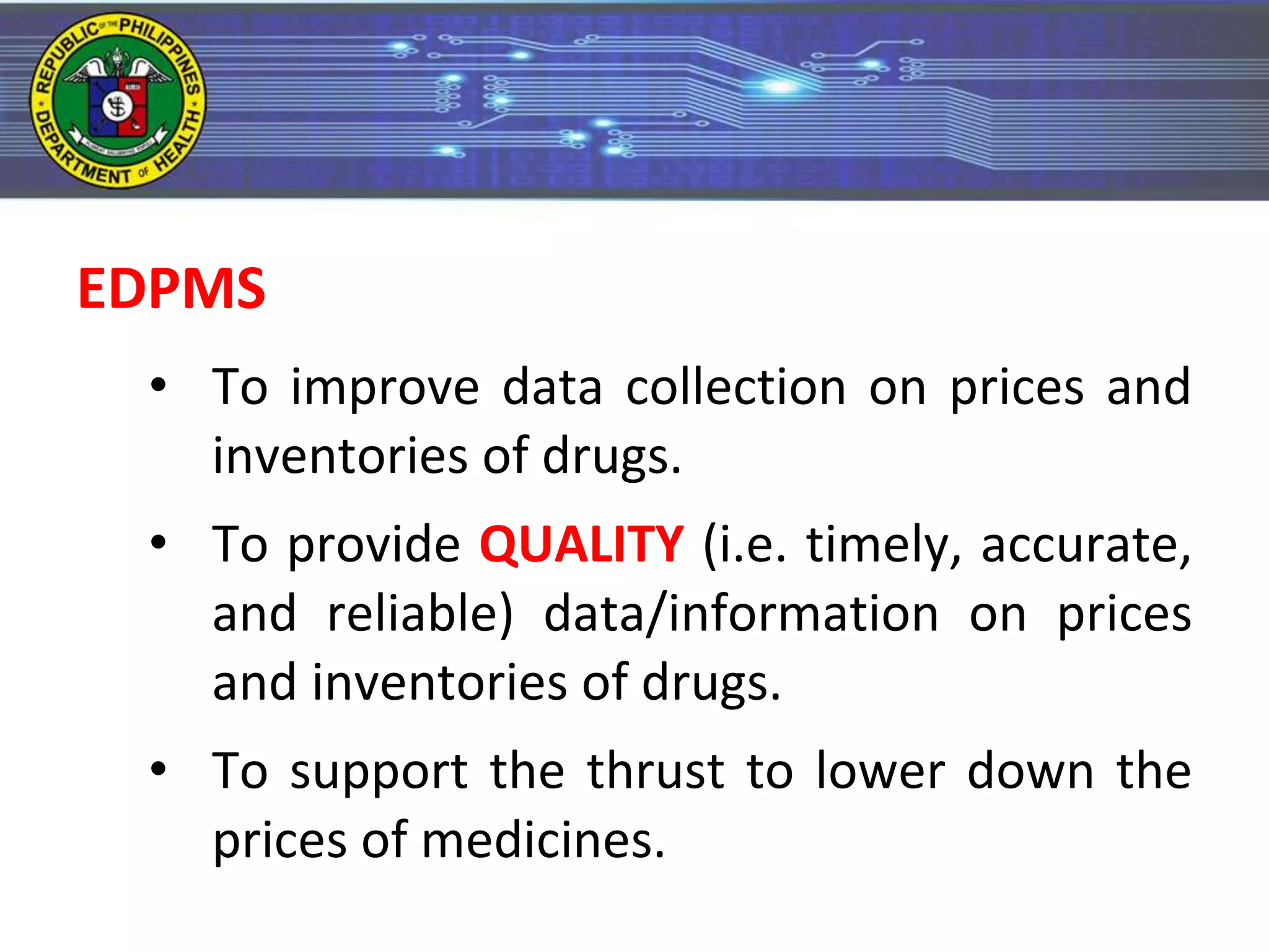 EDPMS Overview | PPTX
