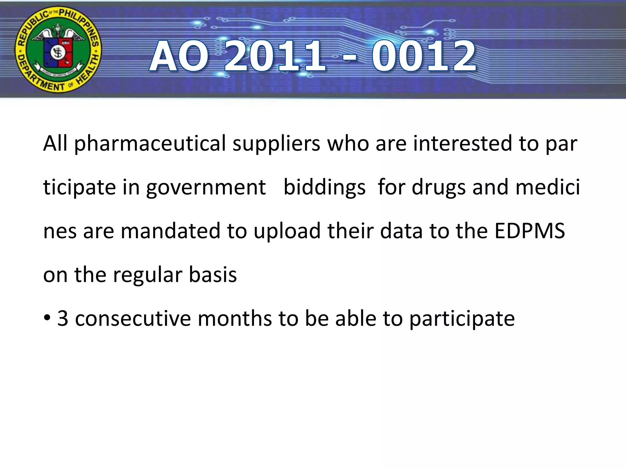 EDPMS Overview | PPTX