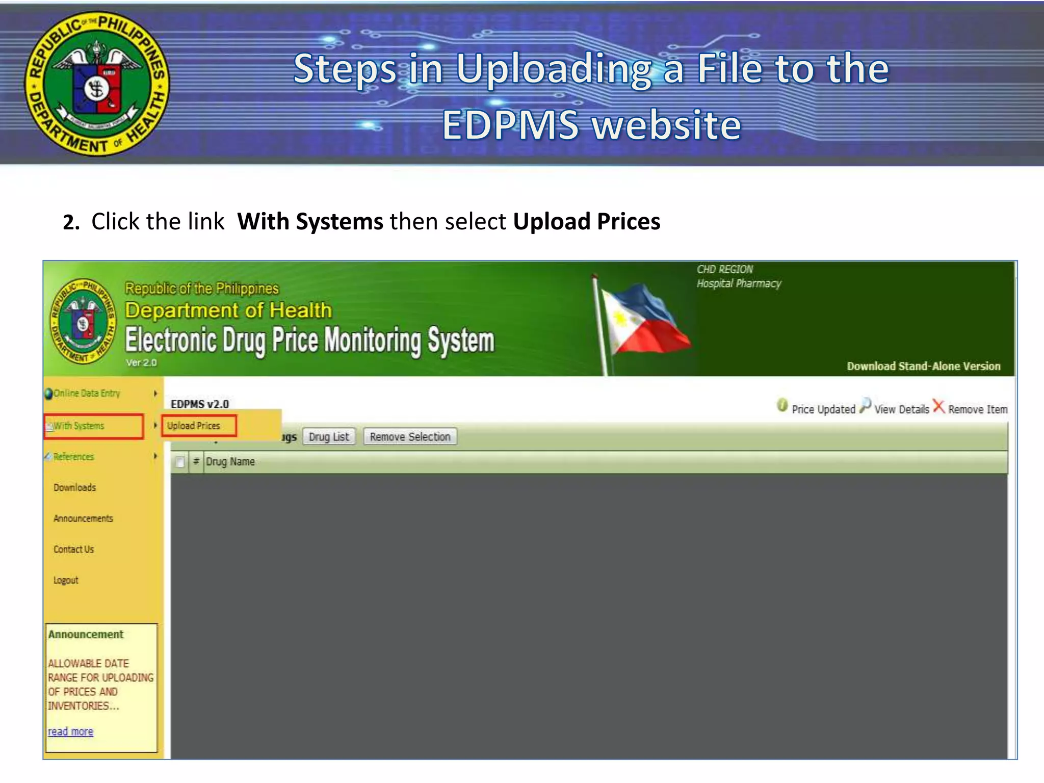 EDPMS Overview | PPTX